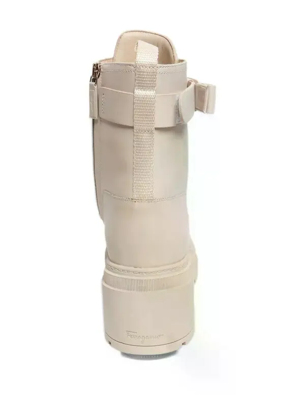 FERRAGAMO Vara Bow Combat Boots