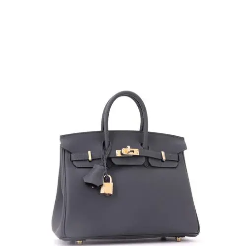 Hermès Birkin Handbag Verso Swift With Permabrass Hardware 25