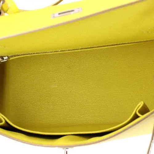 Hermès Kelly Handbag Epsom With Palladium Hardware 25