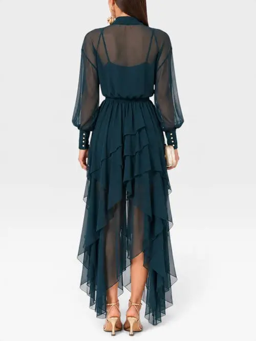 Rachel Rachel Roy Maurguerite Ruffle Maxi Dress