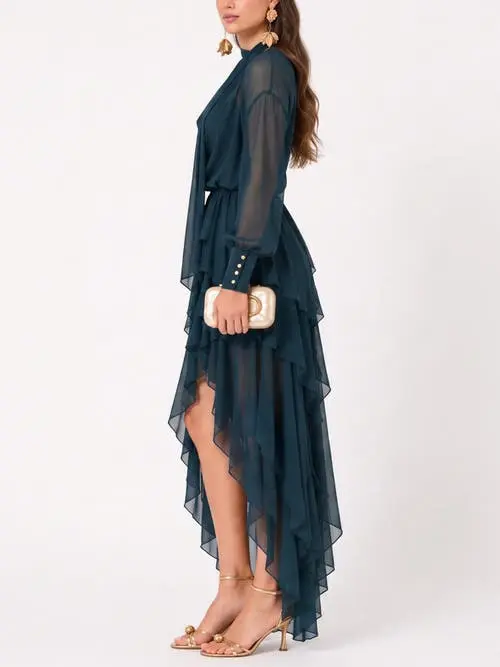 Rachel Rachel Roy Maurguerite Ruffle Maxi Dress