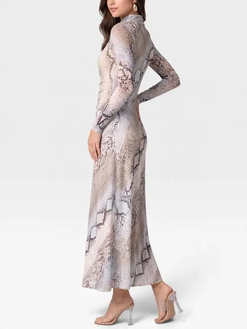 Rachel Rachel Roy Ramy Printed Mesh Midi Dress