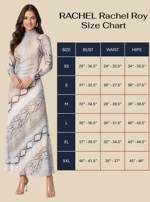Rachel Rachel Roy Ramy Printed Mesh Midi Dress
