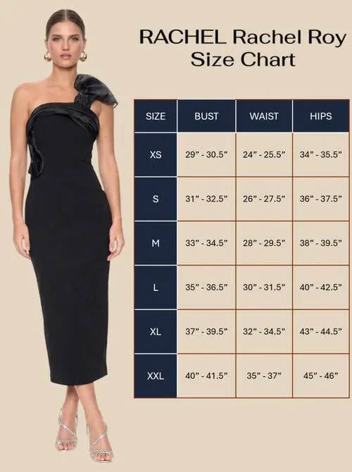 Rachel Rachel Roy Marevra One Shoulder Sculpted Midi Dress