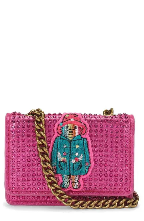 Kurt Geiger Paddington Bear Micro Kensington Crossbody Bag - Fuchsia