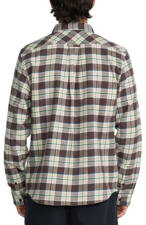 Rvca Hughes Plaid Flannel Shirt