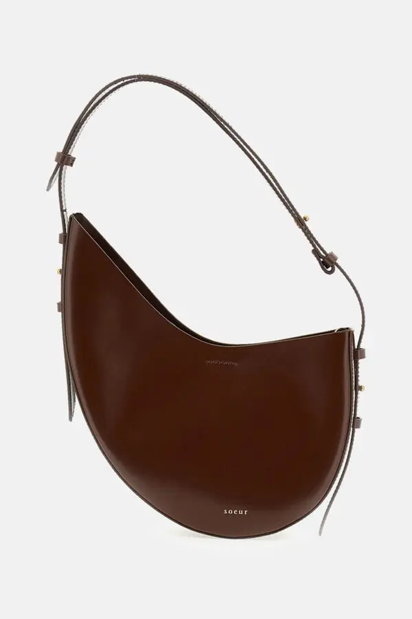 Soeur Borsa A Spalla Wino In Pelle