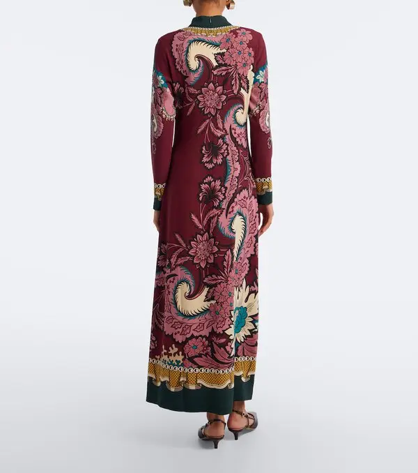 La DoubleJ Halle Printed Maxi Dress