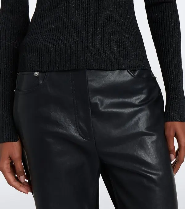 Dorothee Schumacher Shimmering Lurex® Wool-blend Polo Shirt