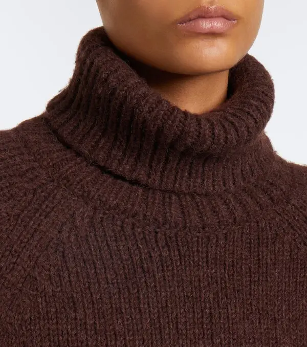 Moncler Embroidered Alpaca And Wool-blend Sweater