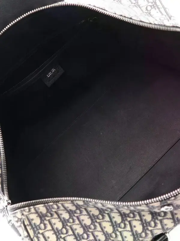 Dior 2015-2026 Oblique Canvas Lingot 50 Travel Bag