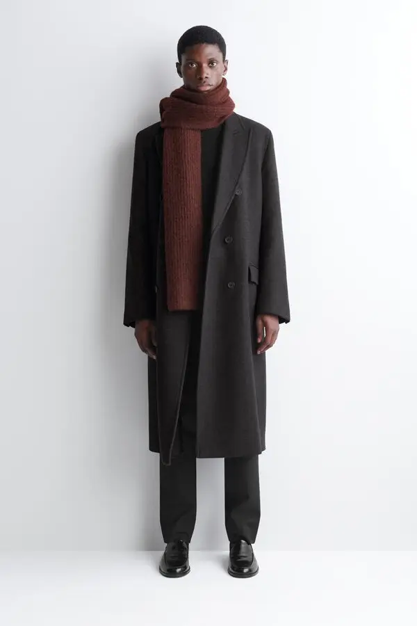 Cos Ribbed-knit Scarf