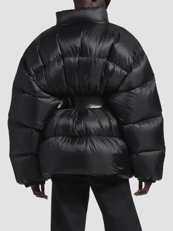 Balenciaga Belted Hourglass Short Puffer
