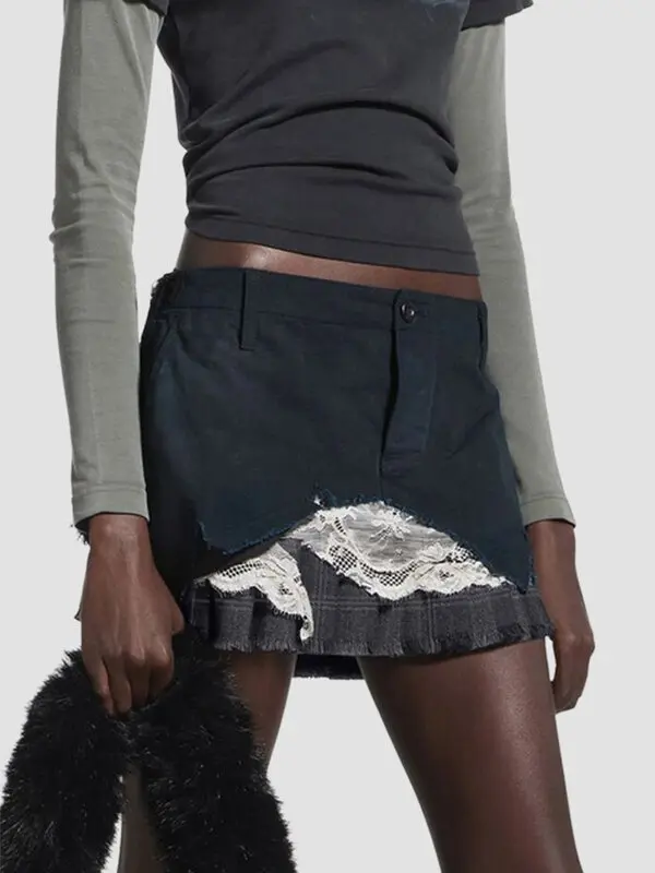 Balenciaga Patched Cargo Skirt