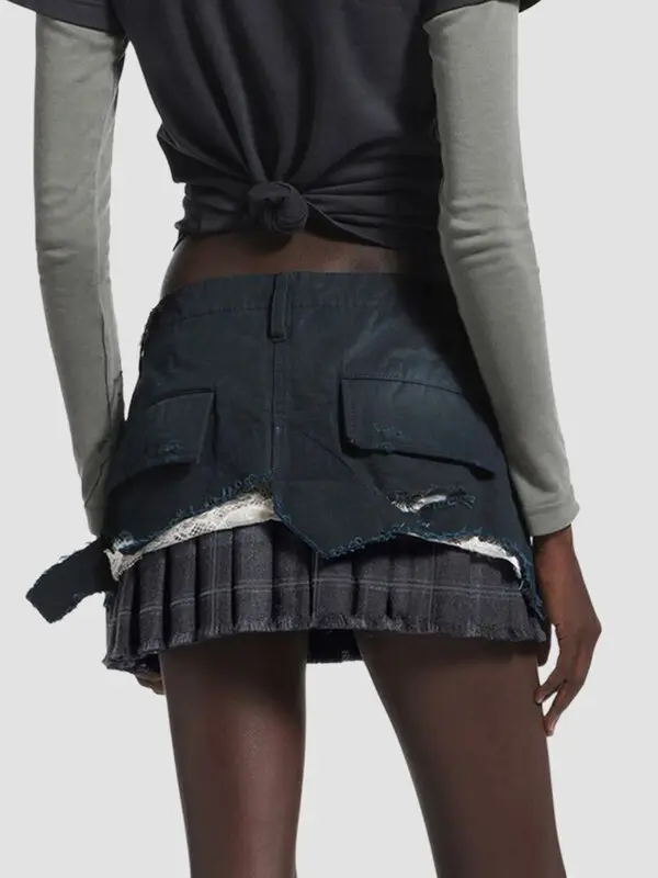 Balenciaga Patched Cargo Skirt