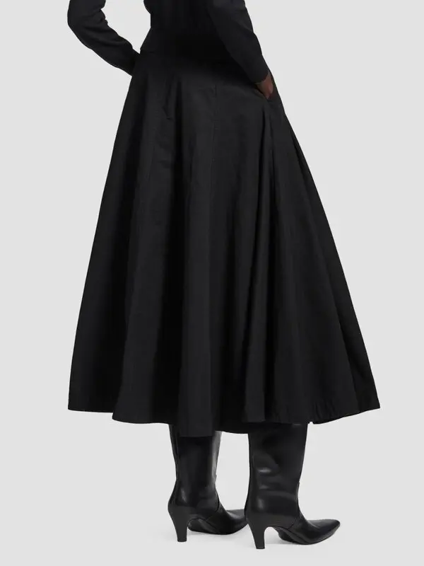 Balenciaga Godet Maxi Skirt