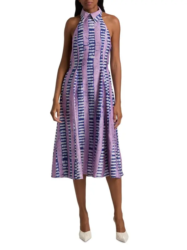 BUSAYO Aderoju Cotton Halter Midi-dress