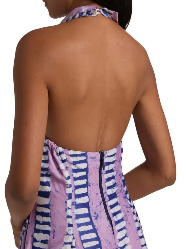 BUSAYO Aderoju Cotton Halter Midi-dress