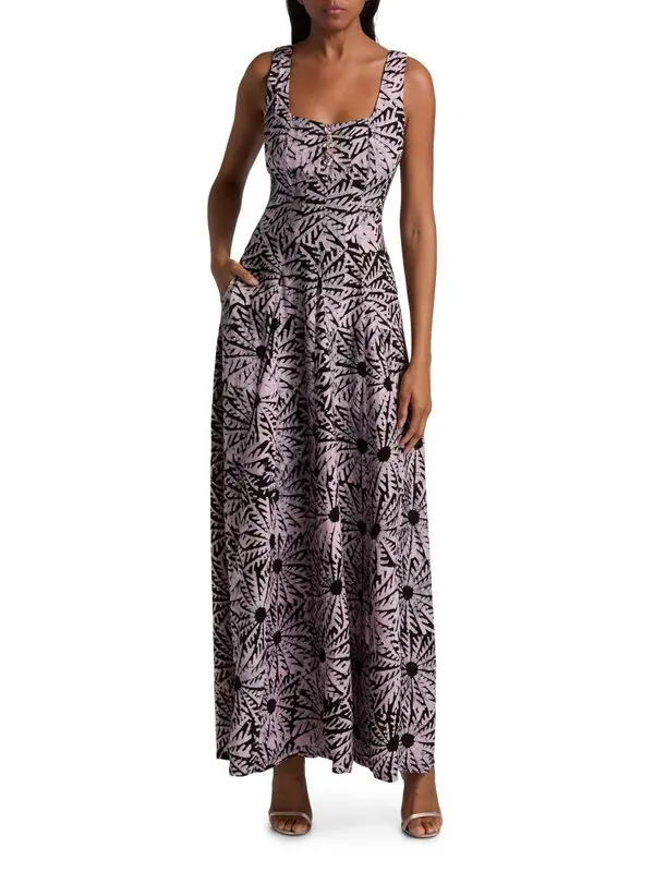 BUSAYO Funto Printed Maxi Dress