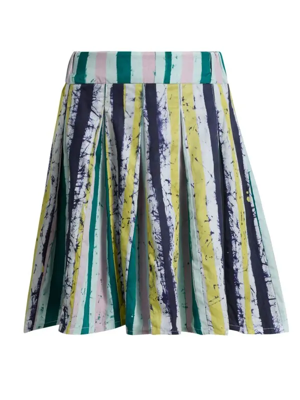 BUSAYO Kolawole Striped Cotton Skirt