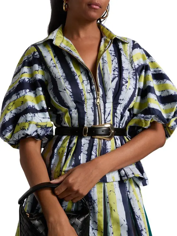 BUSAYO Batife Striped Cotton Top