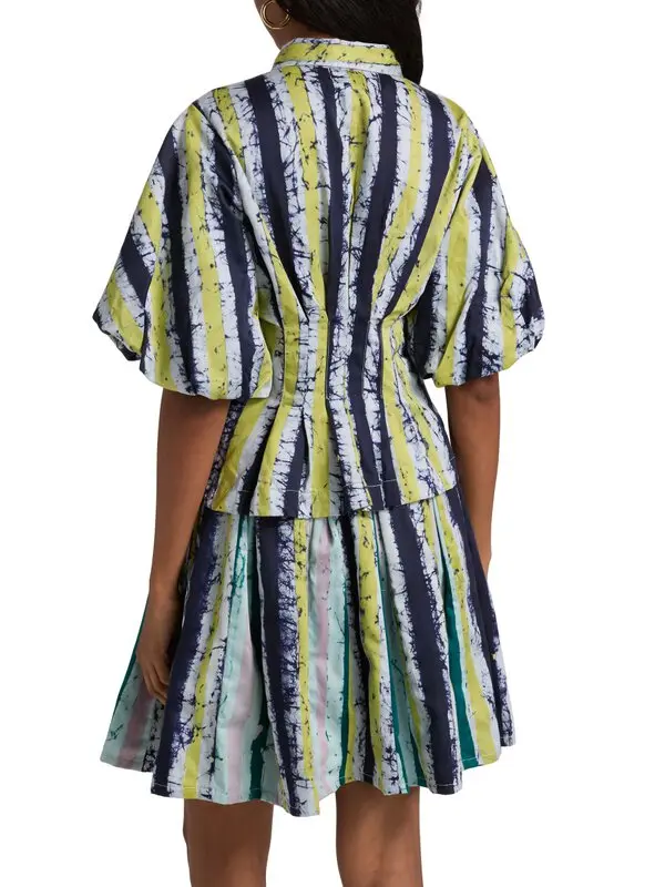 BUSAYO Batife Striped Cotton Top