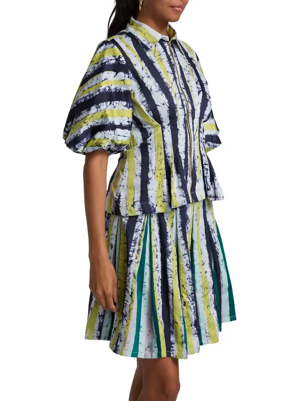 BUSAYO Batife Striped Cotton Top
