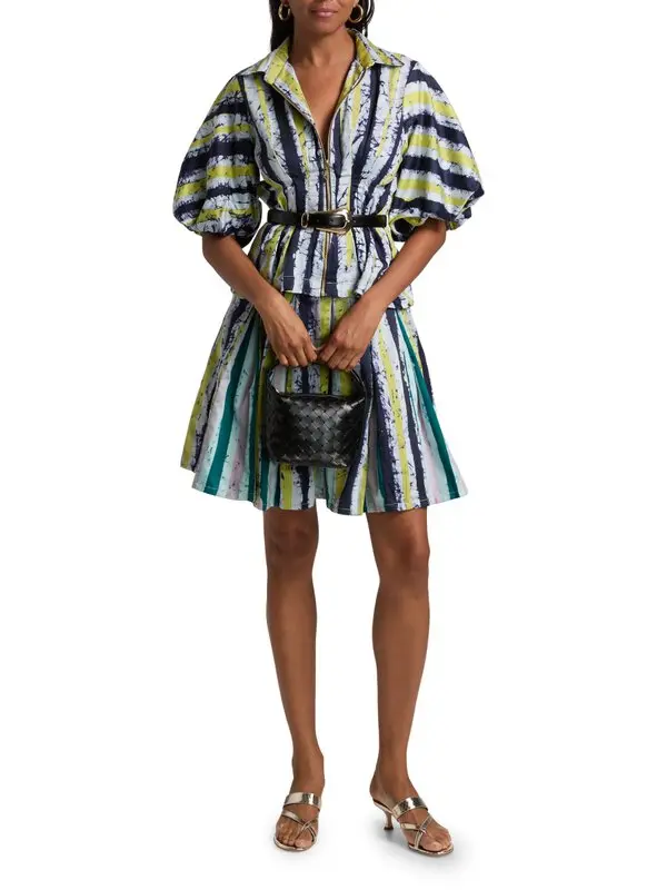 BUSAYO Batife Striped Cotton Top