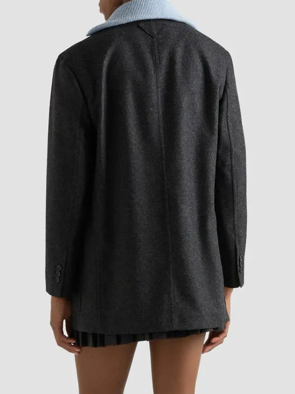 Prada Wool Single-breasted Blazer