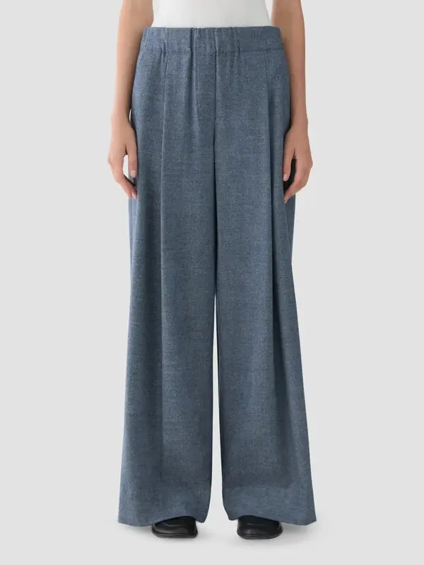 Lafayette 148 New York Astor Pleat-front Wide-leg Pants