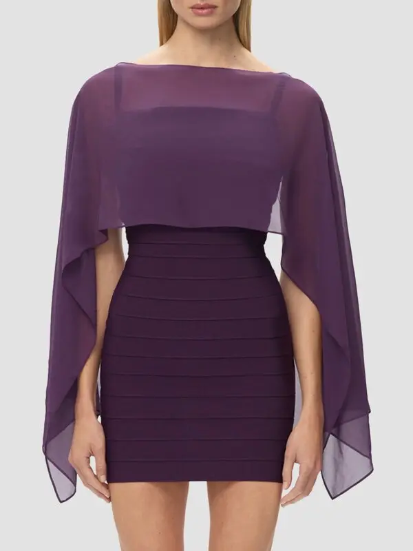 Herve Leger Bellamy Scarf Mini Dress