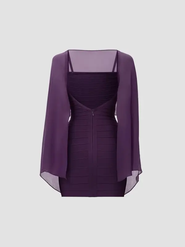 Herve Leger Bellamy Scarf Mini Dress