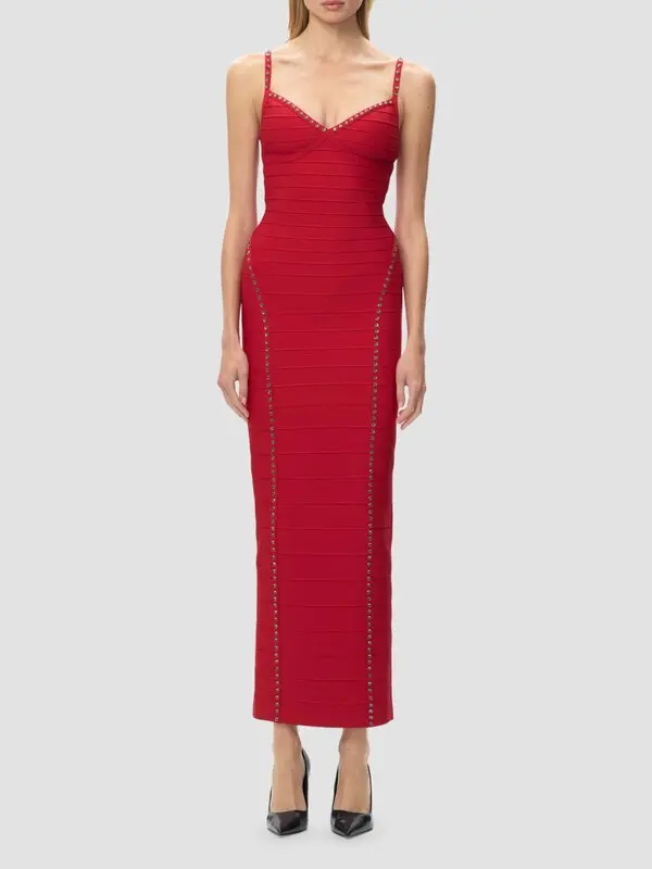 Herve Leger Daniella Embellished Bandage Gown
