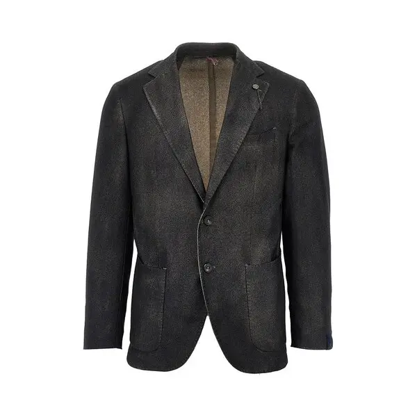 SANTANIELLO Wool-blend Destructured Jacket
