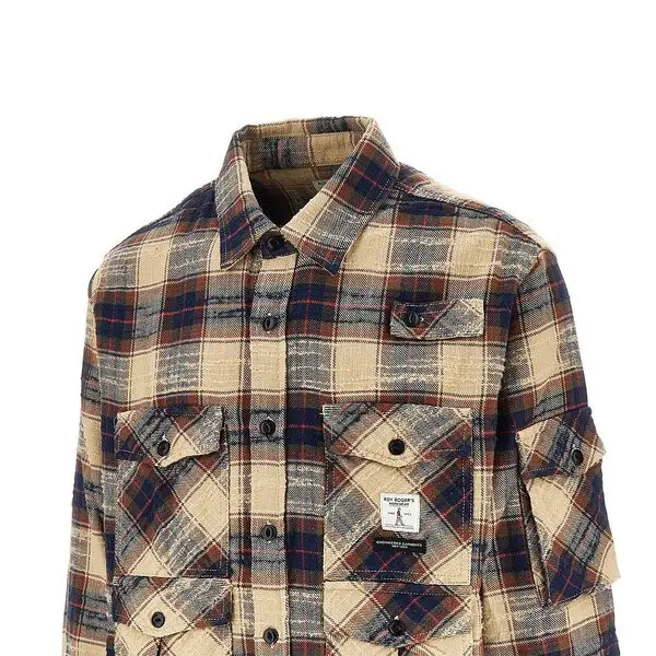 ROY ROGER'S Check Flannel Angler Shirt An