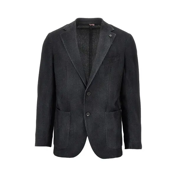 SANTANIELLO Wool-blend Destructured Jacket