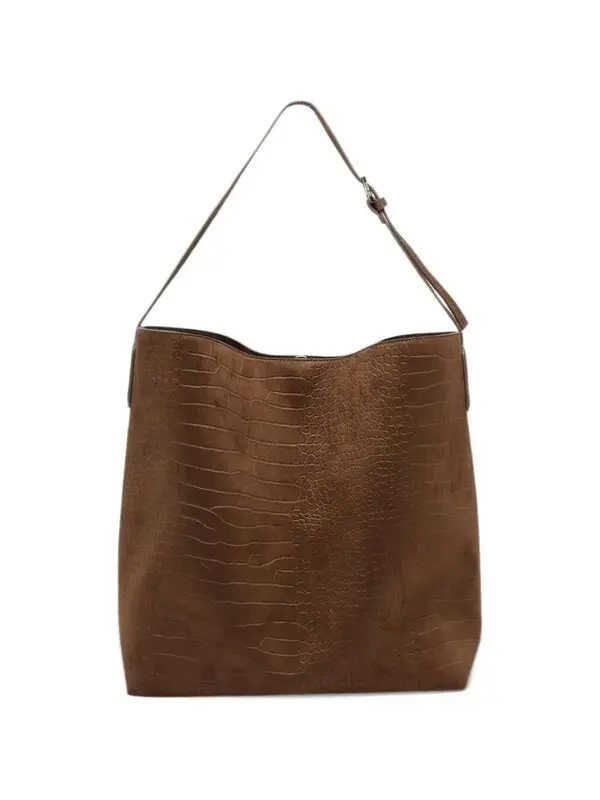 THEMOIRE Shoulder Bag Suede Effect "zoe