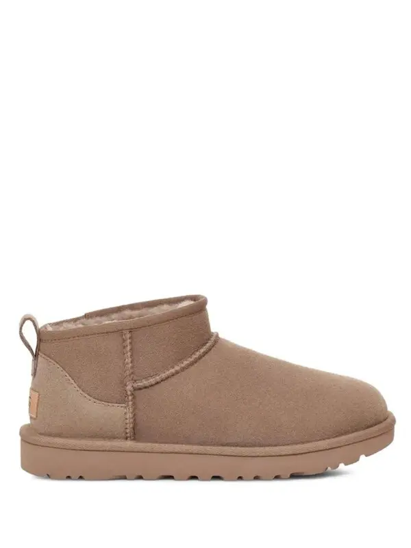 UGG Ankle Boots "classic Ultra Mini - Brown
