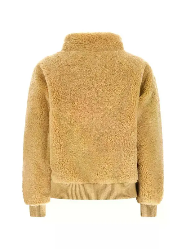 DUNST Boa-fleece Zip-fastening Bomber Jacket