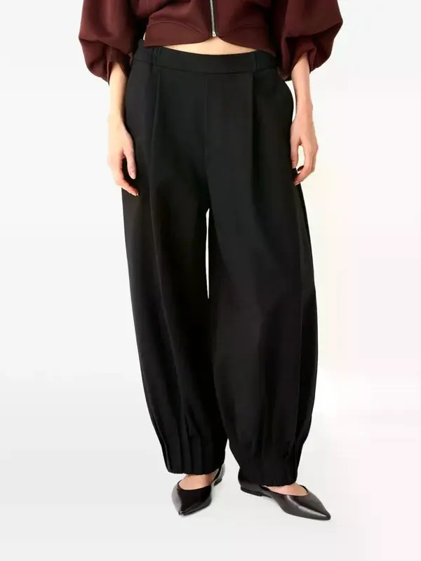 MEIMEIJ Pleated-cuff Palazzo Pants