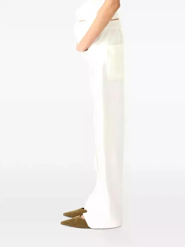 MEIMEIJ Elasticated-waistband Wide-leg Trousers