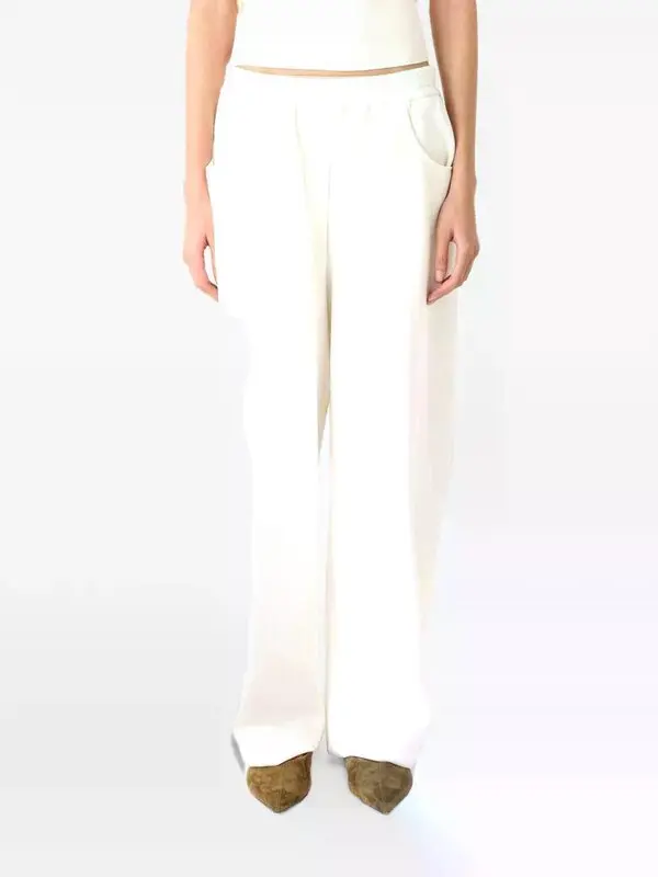 MEIMEIJ Elasticated-waistband Wide-leg Trousers