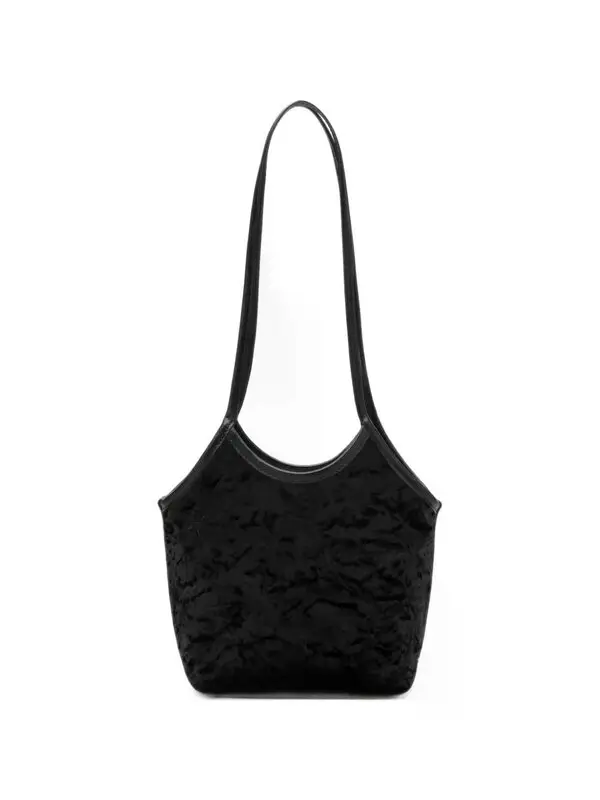 VALESQUE Cami Crinkled Velvet Shoulder Bag