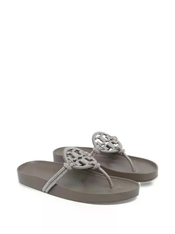 Tory Burch Miller Cloud Pavé Knotted Sandals