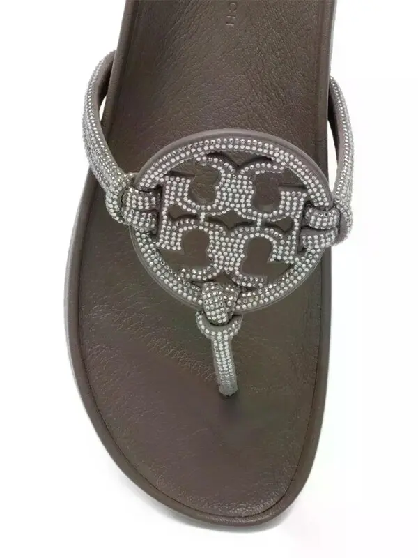 Tory Burch Miller Cloud Pavé Knotted Sandals
