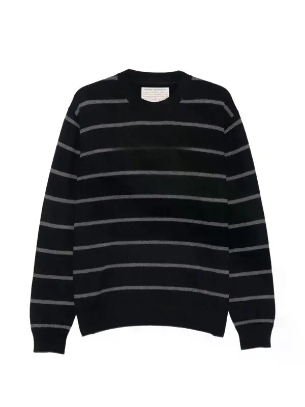 ORIGINAL VINTAGE Winston Striped Crew Neck Sweater