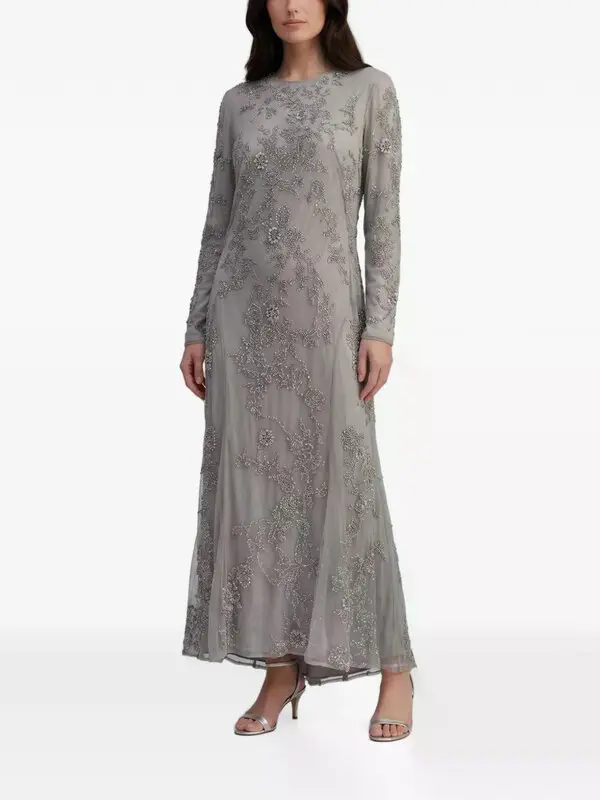Polo Ralph Lauren Floral-embroidered Maxi Dress