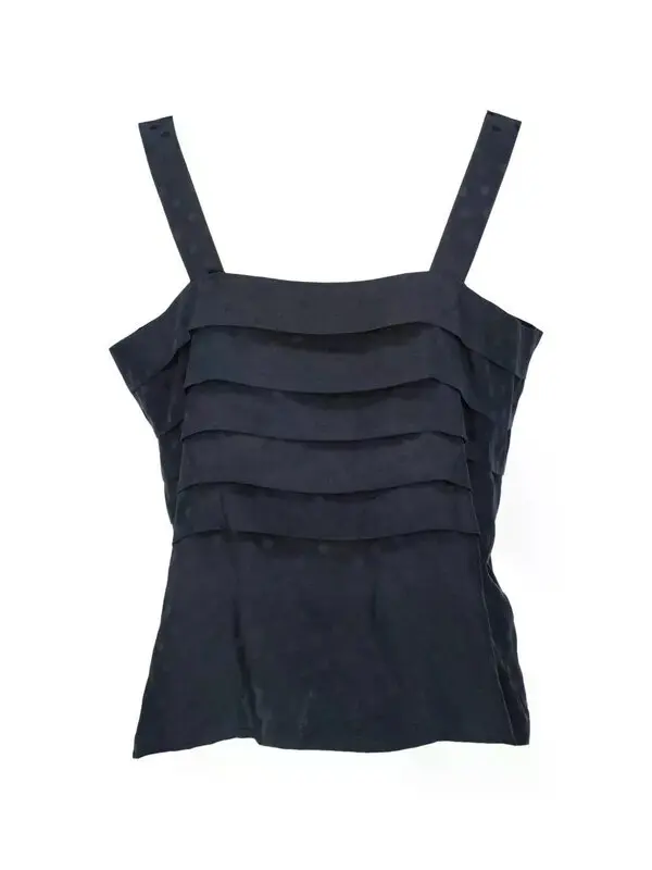 LOUIS FERAUD Polka Dot Tiered Top
