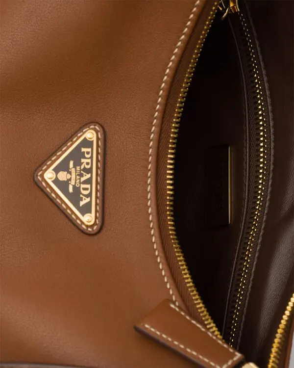 Prada Aimée Medium Leather Shoulder Bag