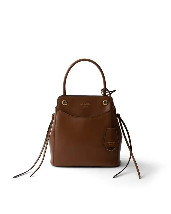 Prada Carry Mini Leather Handbag